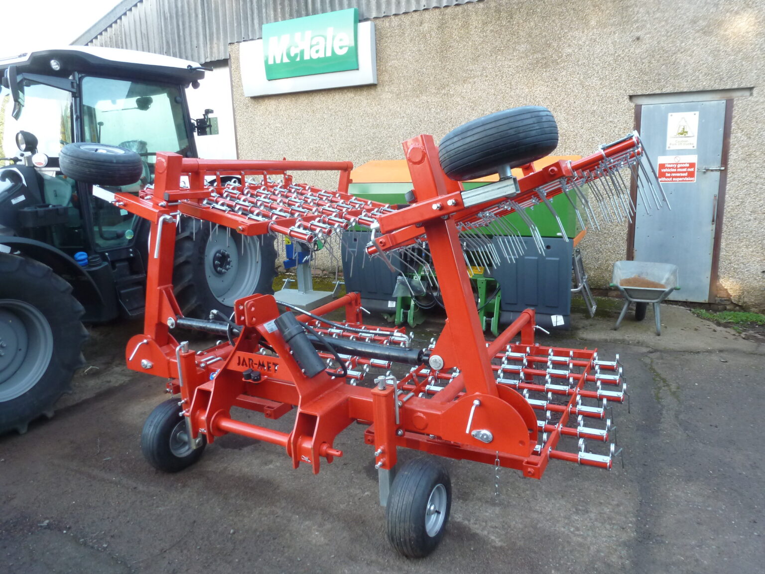 Jarmet 6m grassland harrows £3850 - John Kerr Farm Equipment Scotland